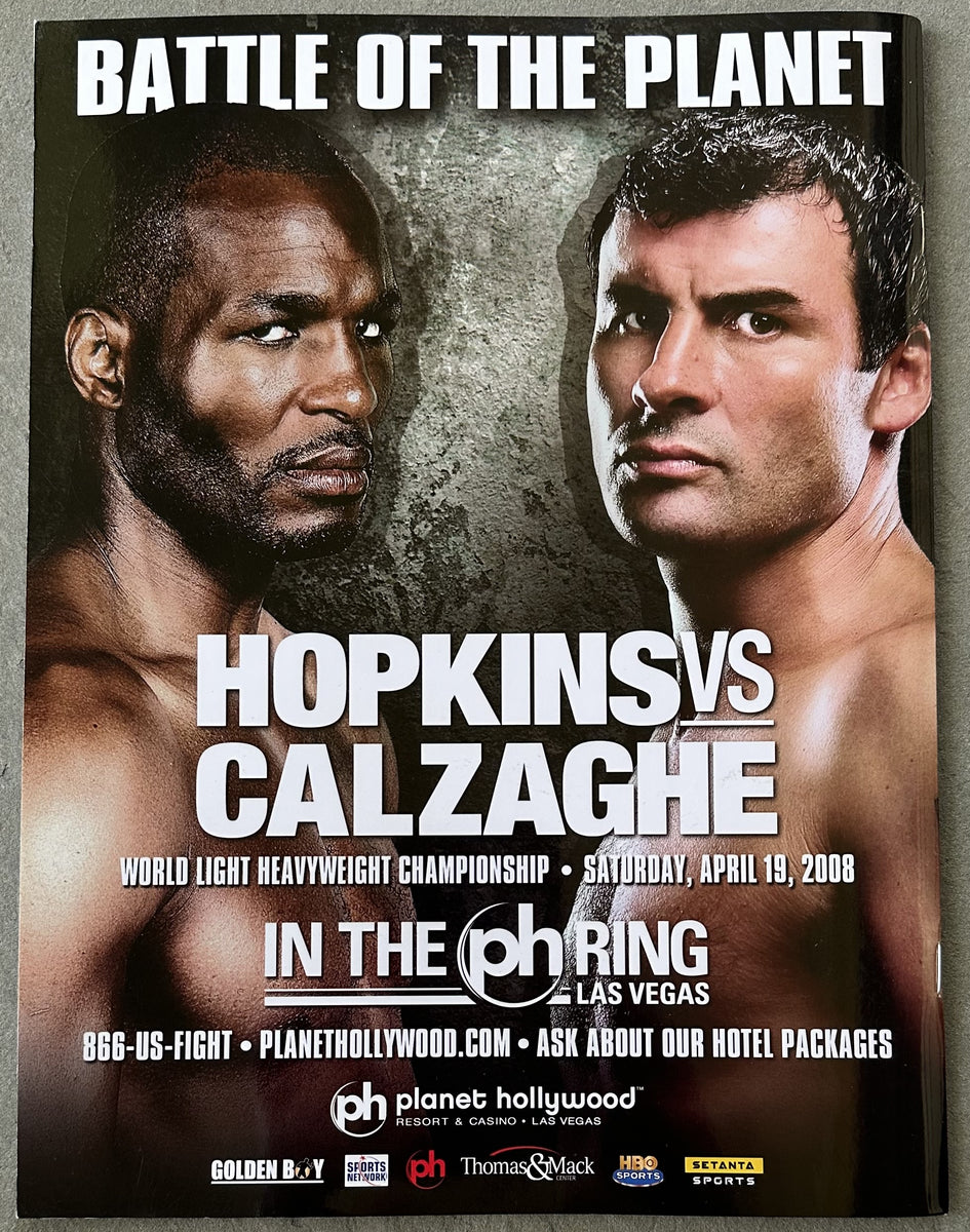 PACQUIAO, MANNY-JUAN MANUEL MARQUEZ II OFFICIAL PROGRAM (2008) – JO Sports Inc.