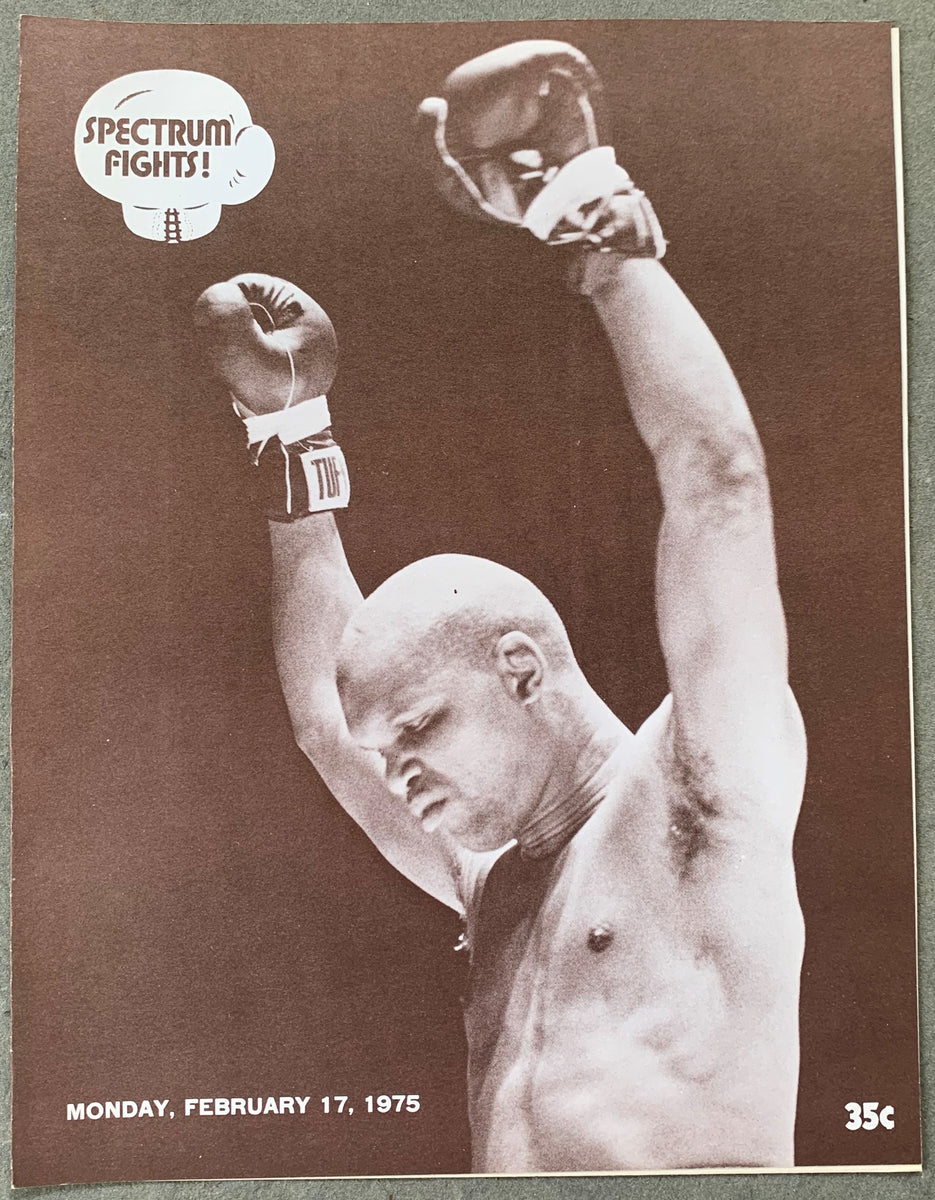 ROSSMAN, MIKE-MATT DONOVAN OFFICIAL PROGRAM (1975) – JO Sports Inc.