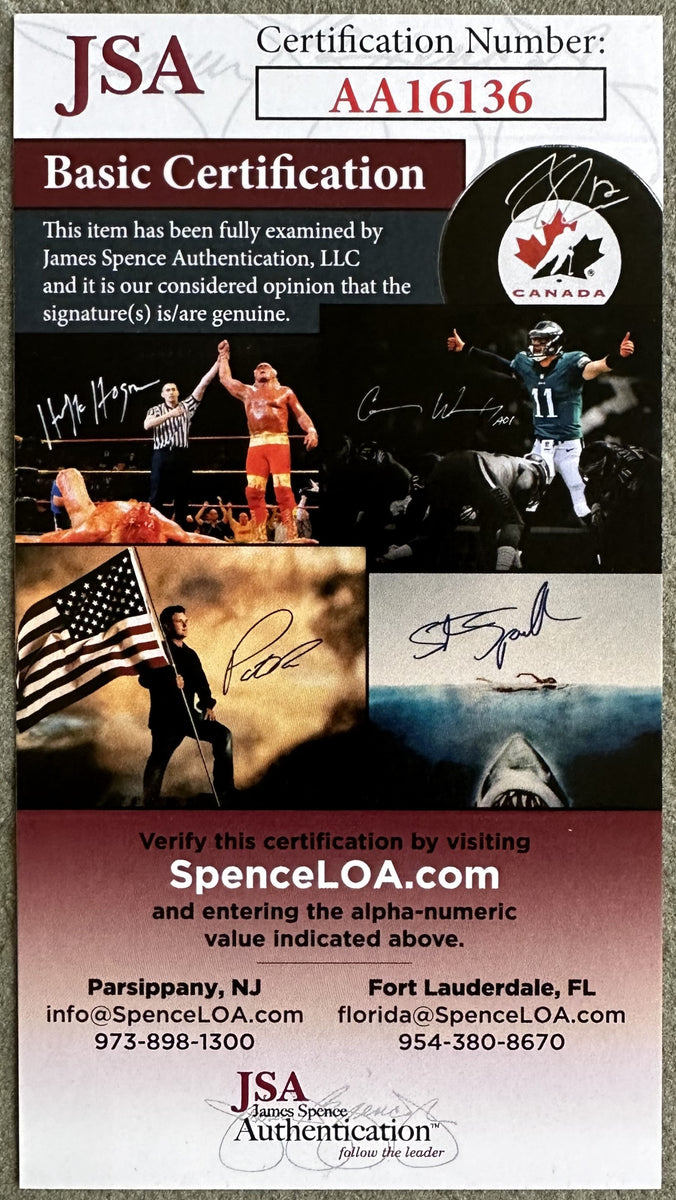 WELLS, BERMONDSEY BILLY SIGNED REAL PHOTO POSTCARD (JSA) – JO Sports Inc.