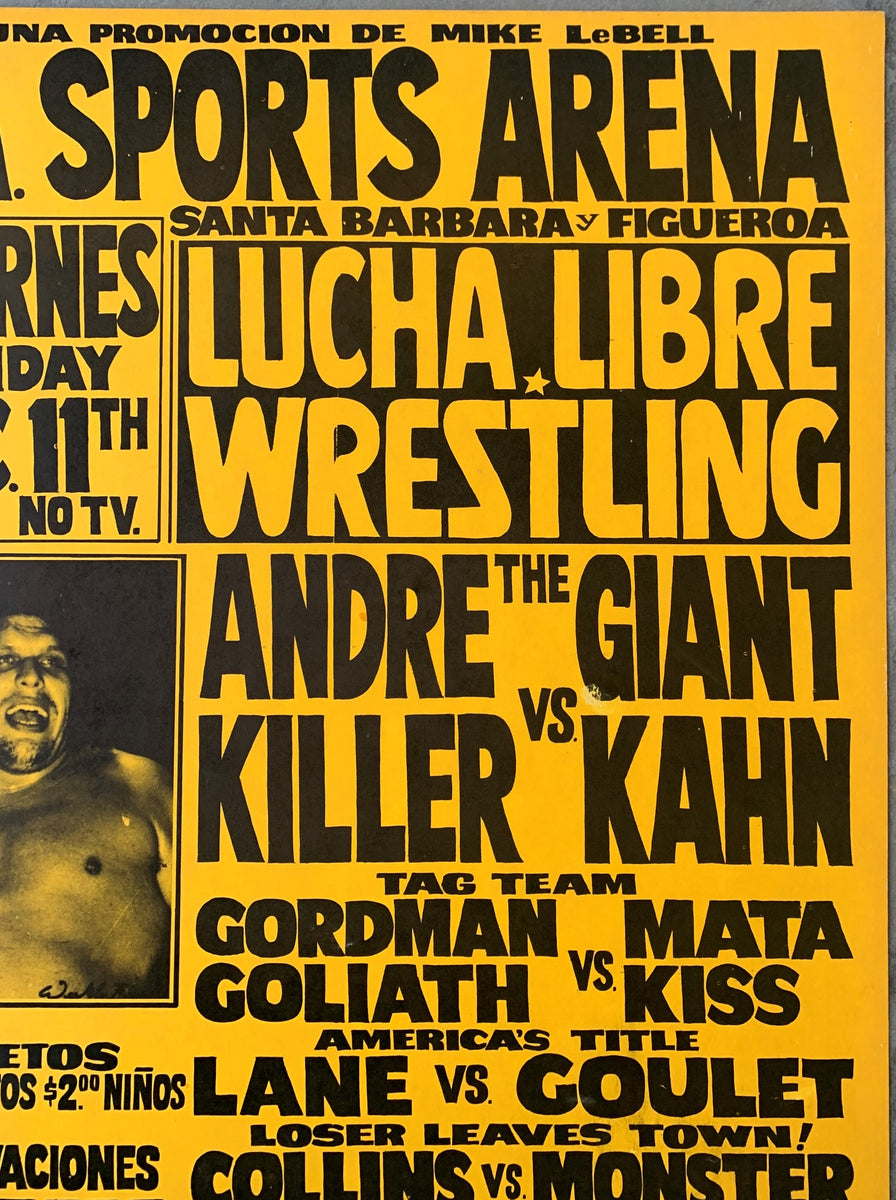 Vintage Lucha Libre Poster