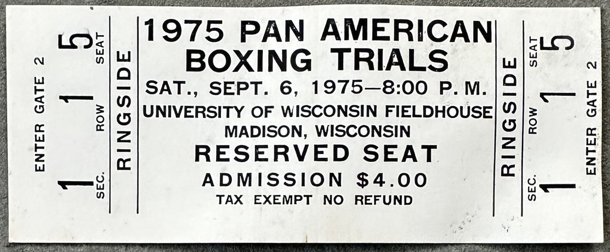 LEONARD, SUGAR RAY & LEON SPINKS & AARON PRYOR & MICHAEL DOKES PAN AME ...