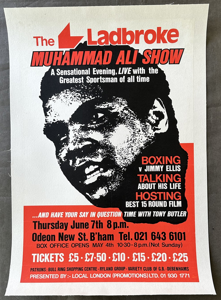ALI, MUHAMMAD-JIMMY ELLIS ON SITE EXHIBITION POSTER (1979) – JO Sports Inc.