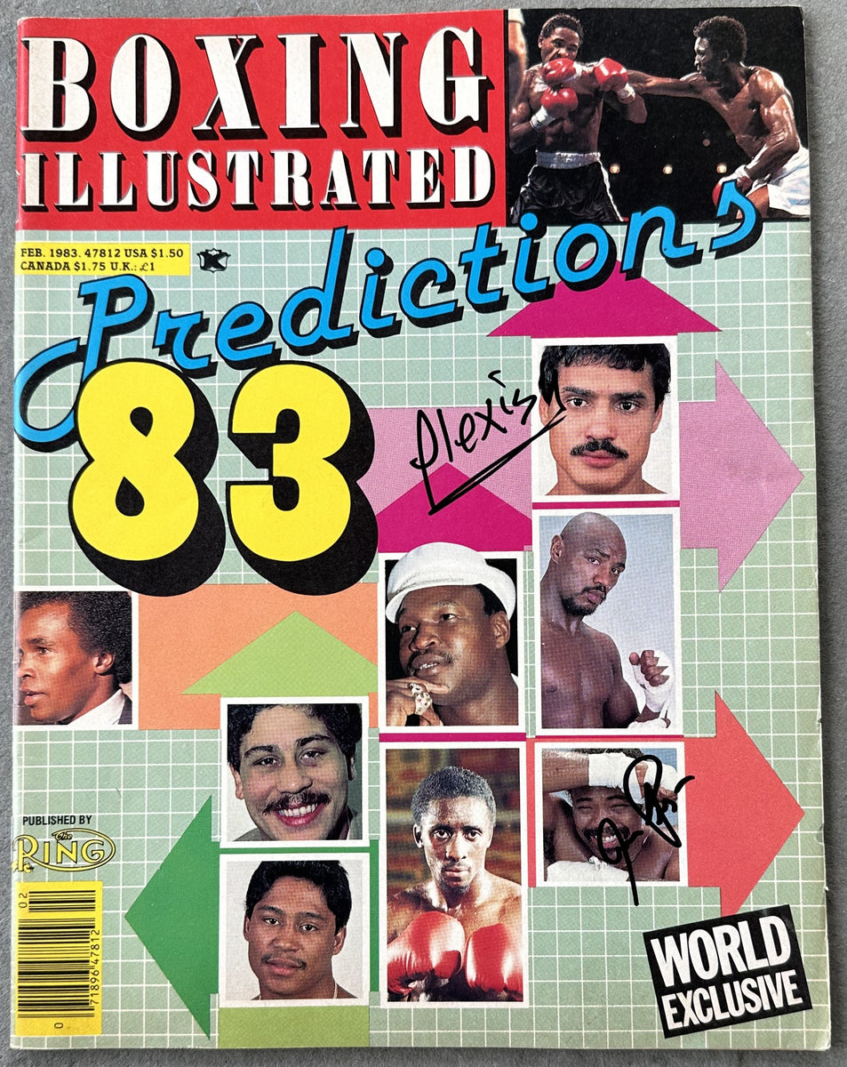 ARGUELLO, ALEXIS & AARON PRYOR SIGNED BOXING ILLUSTRATED MAGAZINE (198 ...