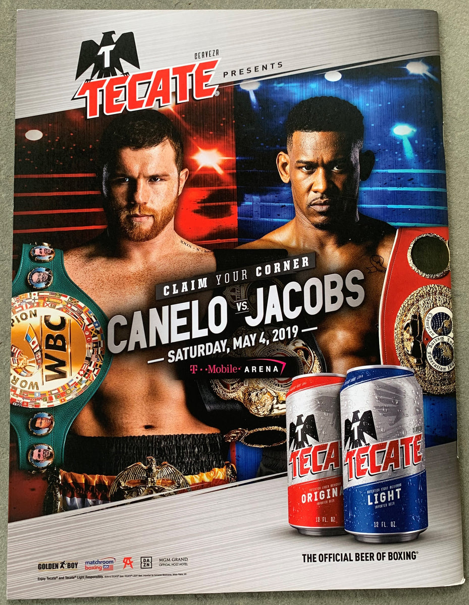 ALVAREZ, CANELO-DANNY JACOBS OFFICIAL PROGRAM (2019) – JO Sports Inc.