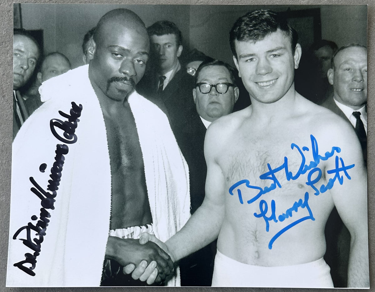 CARTER, RUBIN "HURRICANE" & HARRY SCOTT SIGNED PHOTO – JO Sports Inc.