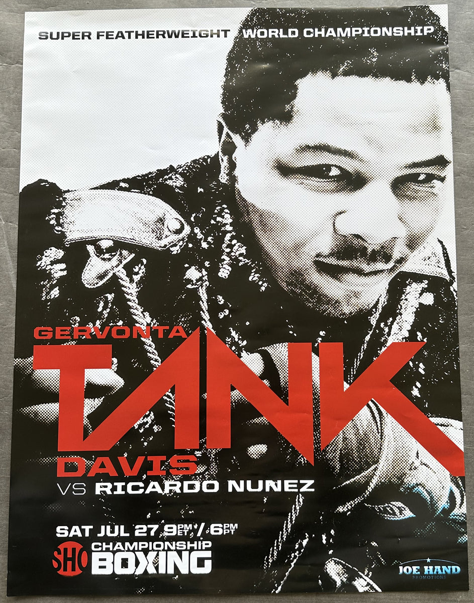 DAVIS, GERVONTA-RICARDO NUNEZ SHOWTIME BOXING POSTER (2019) – JO Sports ...