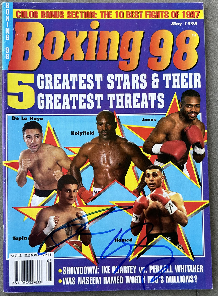 TAPIA, JOHNNY & ROY JONES JR. SIGNED BOXING 98 MAGAZINE (1998-JSA) – JO ...