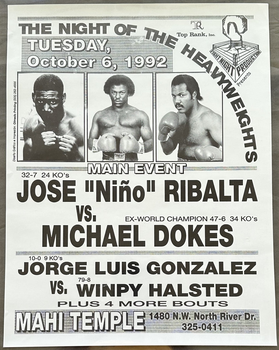 DOKES, MICHAEL-JOSE RIBALTA ON SITE POSTER (1992) – JO Sports Inc.