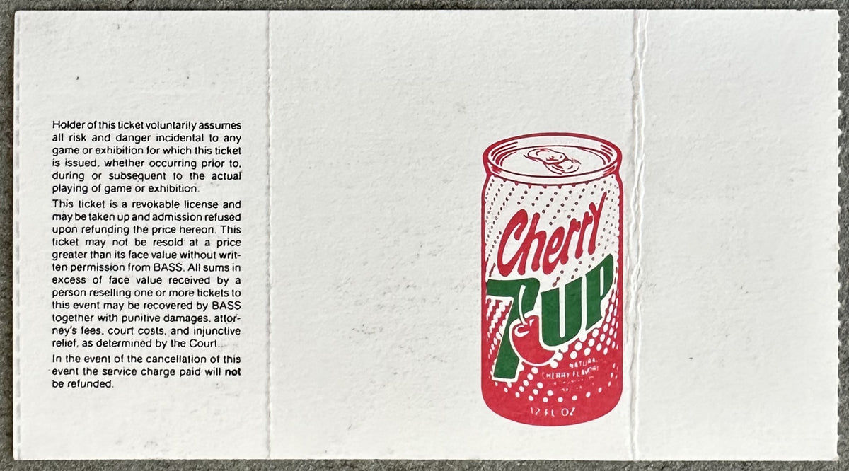 FOREMAN, GEORGE-CHARLIE HOSTETTER ON SITE STUBLESS TICKET (1987) – JO ...