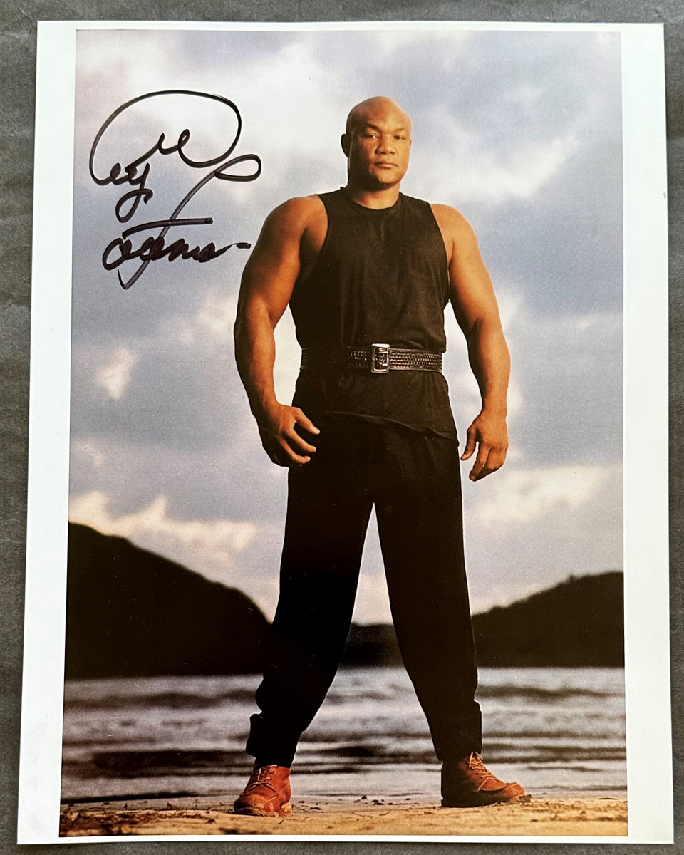 FOREMAN, GEORGE SIGNED PHOTO (BOXING HALL OF FAME AUTHENTICITY) – JO ...