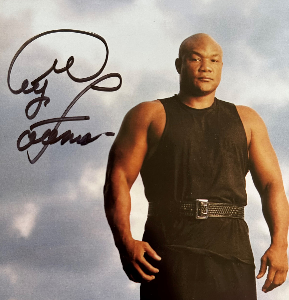 FOREMAN, GEORGE SIGNED PHOTO (BOXING HALL OF FAME AUTHENTICITY) – JO ...