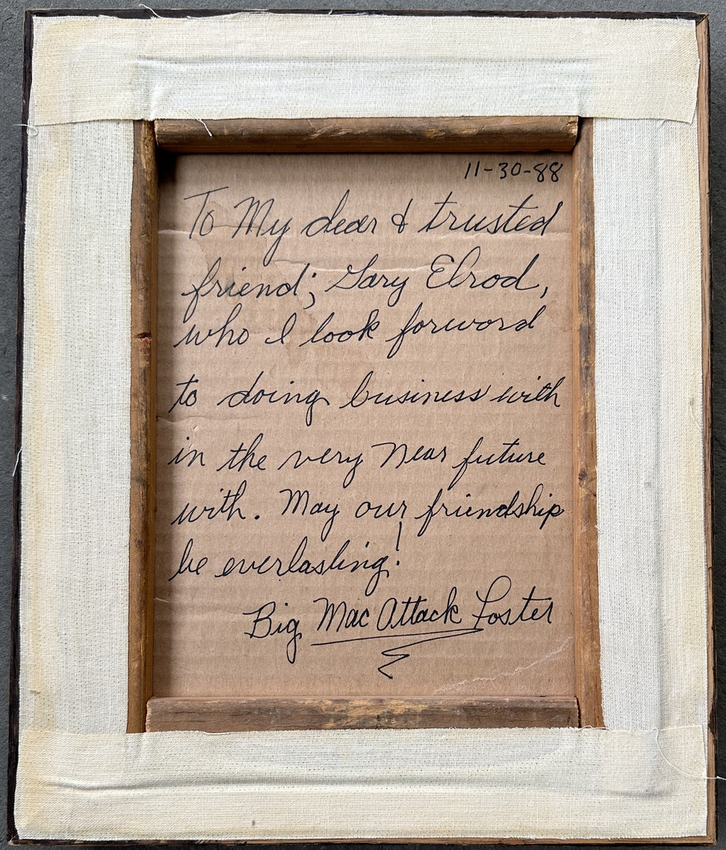 FOSTER, MAC DUAL SIGNED PHOTO – JO Sports Inc.