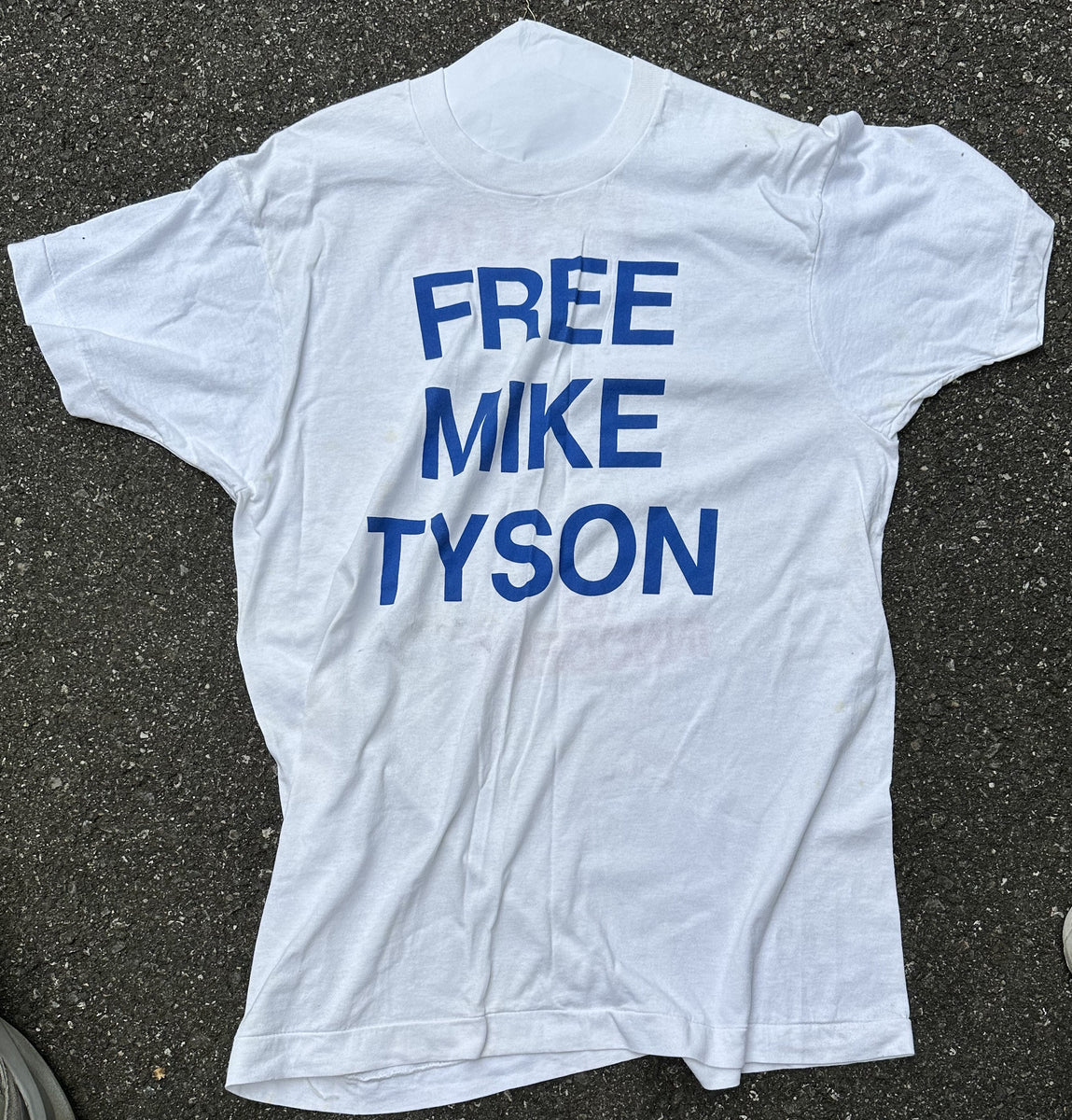 TYSON, MIKE "FREE MIKE TYSON" T SHIRT (1991) – JO Sports Inc.