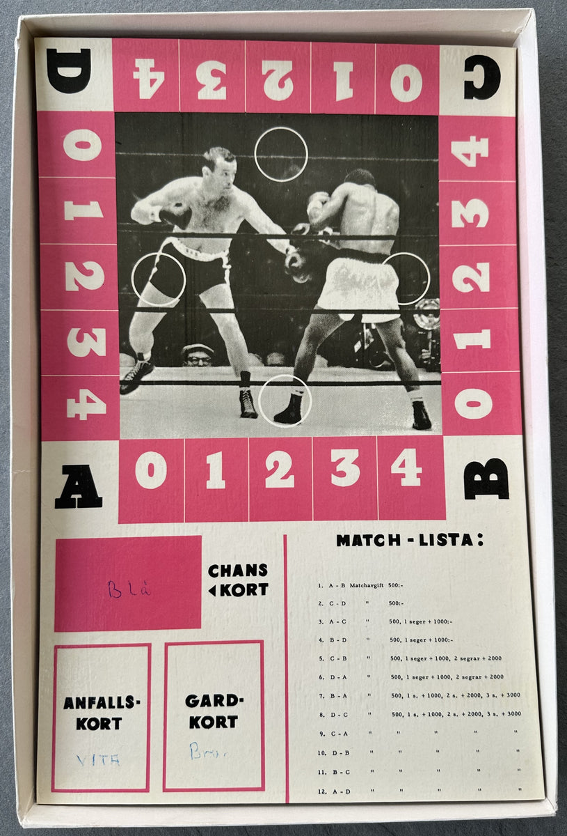 JOHANSSON, INGEMAR CHAMPION SWEDISH BOARD GAME (CIRCA 1959) – JO Sports ...