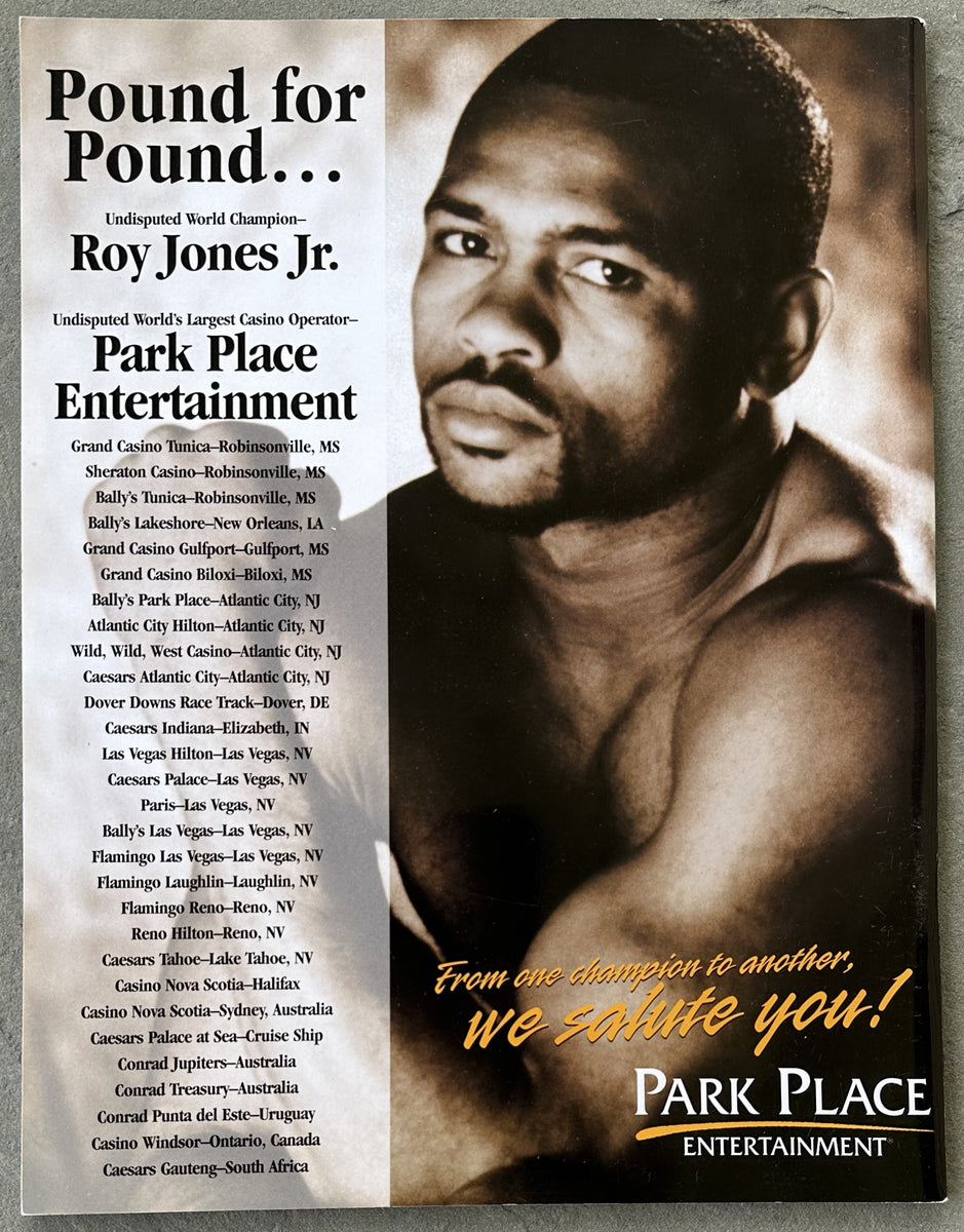 JONES, JR., ROY-ERIC HARDING OFFICIAL PROGRAM (2000) – JO Sports Inc.