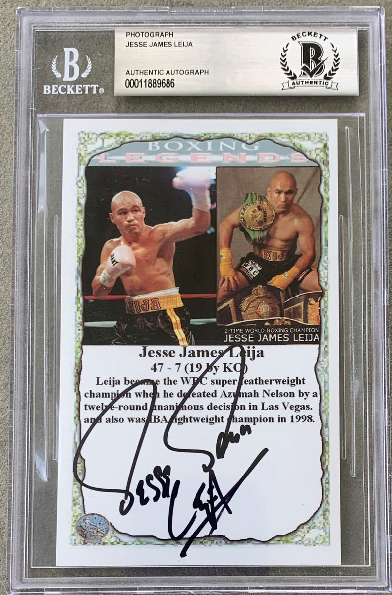 LEIJA, JESSE JAMES SIGNED PHOTO (BECKETT) – JO Sports Inc.