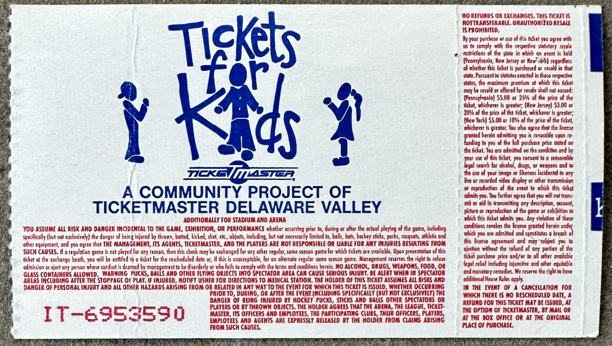 LEONARD, SUGAR RAY-HECTOR "MACHO" CAMACHO ON SITE STUBLESS TICKET (199 ...