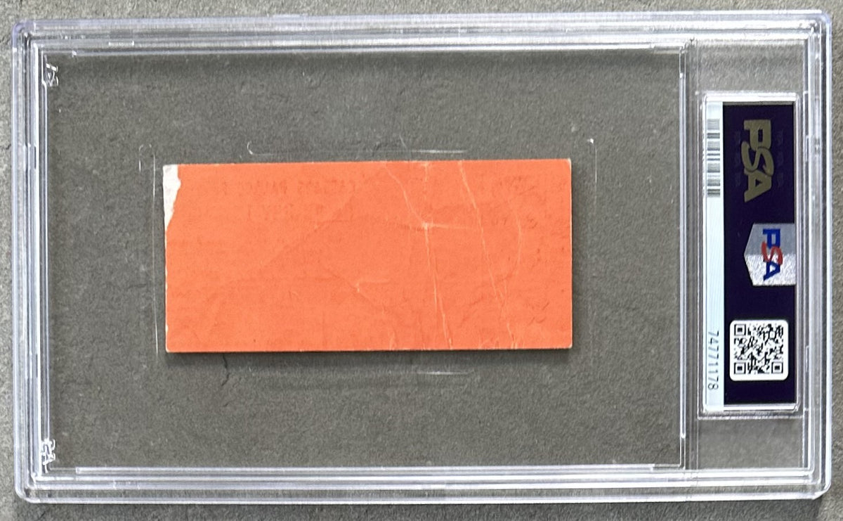 LEONARD, SUGAR RAY-PETE RANZANY STUBLESS ON SITE TICKET (1979-PSA/DNA ...