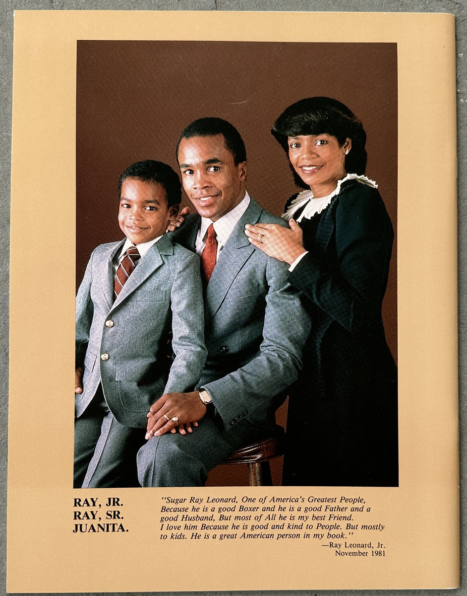 LEONARD, SUGAR RAY "AN EVENING WITH" OFFICIAL PROGRAM (1982) – JO ...