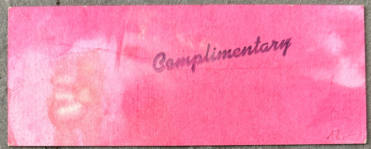 LISTON, SONNY INTERNATIONAL GOLDEN GLOVES FULL TICKET (1953) – JO ...