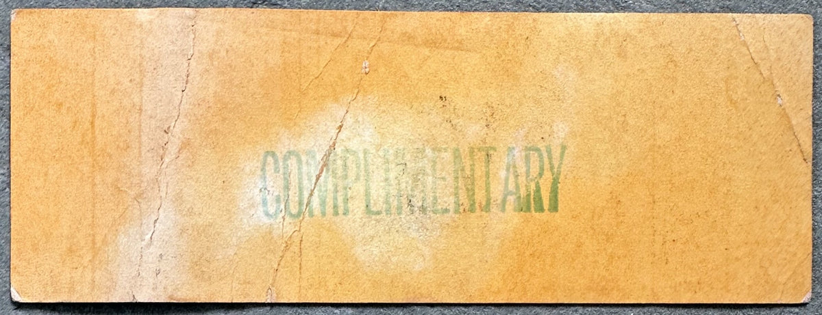 LISTON, SONNY FULL GOLDEN GLOVES TICKET (1953) – JO Sports Inc.