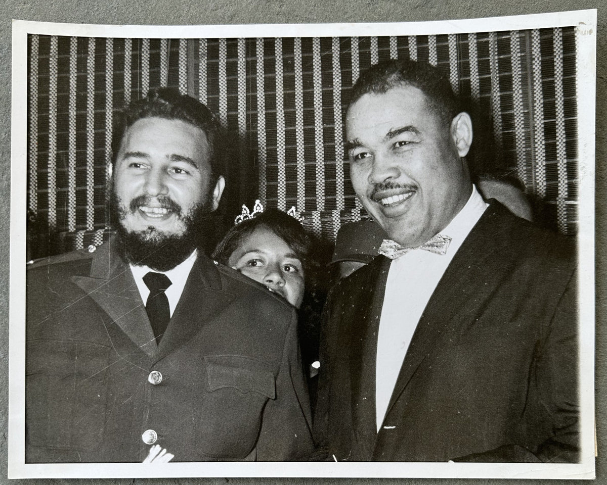 LOUIS, JOE & FIDEL CASTRO ORIGINAL TYPE 1 PHOTOGRAPH (1960) – JO Sports ...