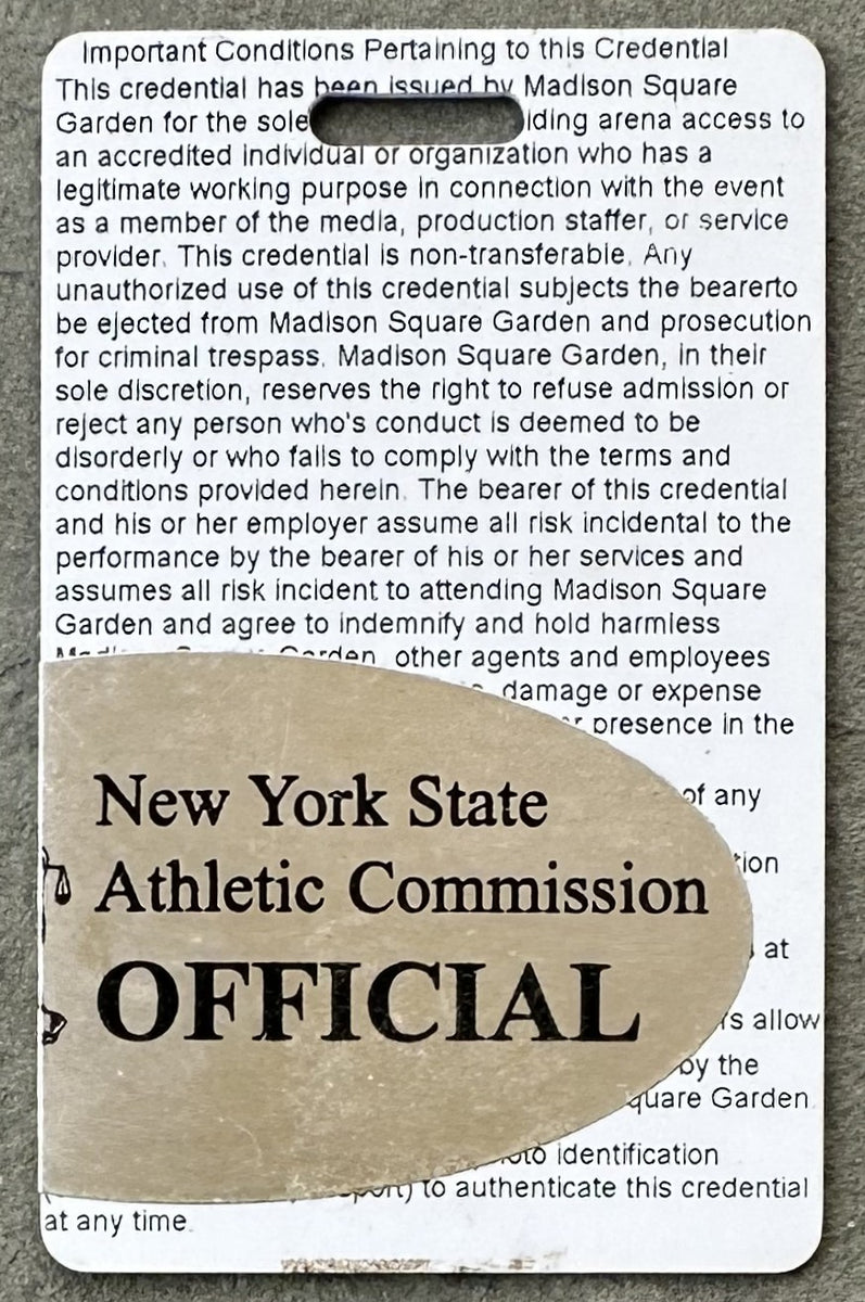 TRINIDAD, FELIX-RICARDO MAYORGA OFFICIAL CREDENTIAL OF ARTHUR MERCANTE ...