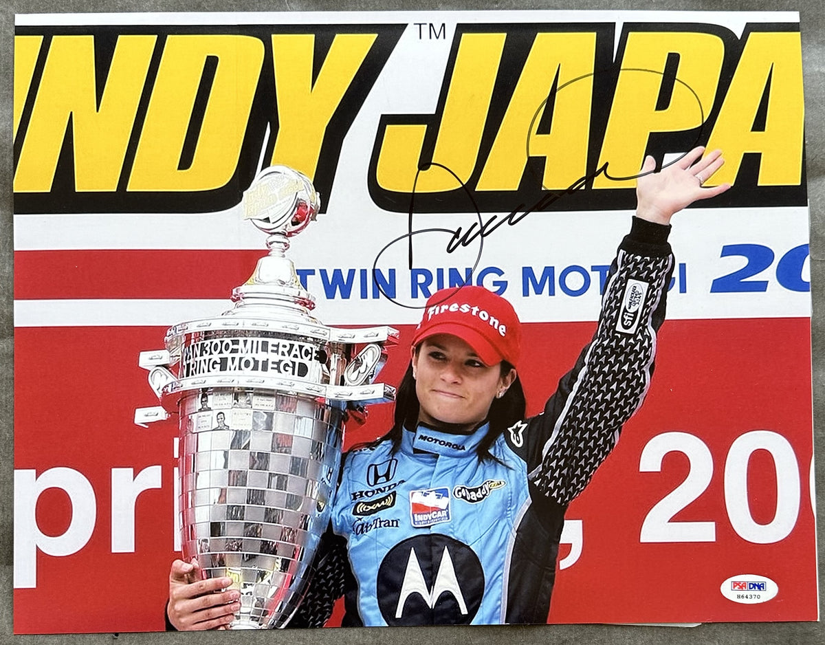 PATRICK, DANICA SIGNED LARGE FORMAT PHOTO (PSA/DNA) – JO Sports Inc.