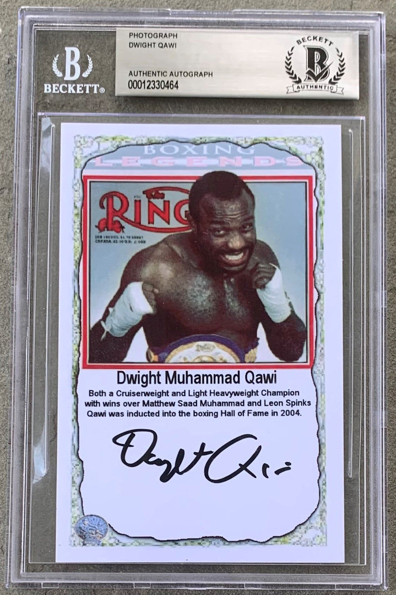 QAWI, DWIGHT MUHAMMAD SIGNED PHOTO (BECKETT) – JO Sports Inc.
