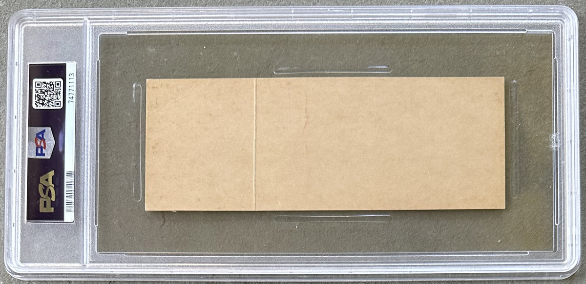 ROCCA, ANTONINO-THE GOLDEN TERROR FULL TICKET (1951-PSA/DNA GOOD 2 ...