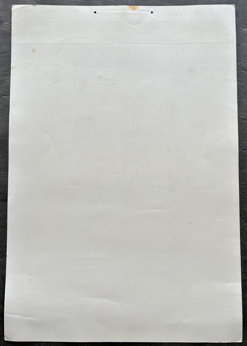 STRACEY, JOHN-HEDGEMON LEWIS SIGNED ON SITE POSTER (1975-SIGNED BY STR ...