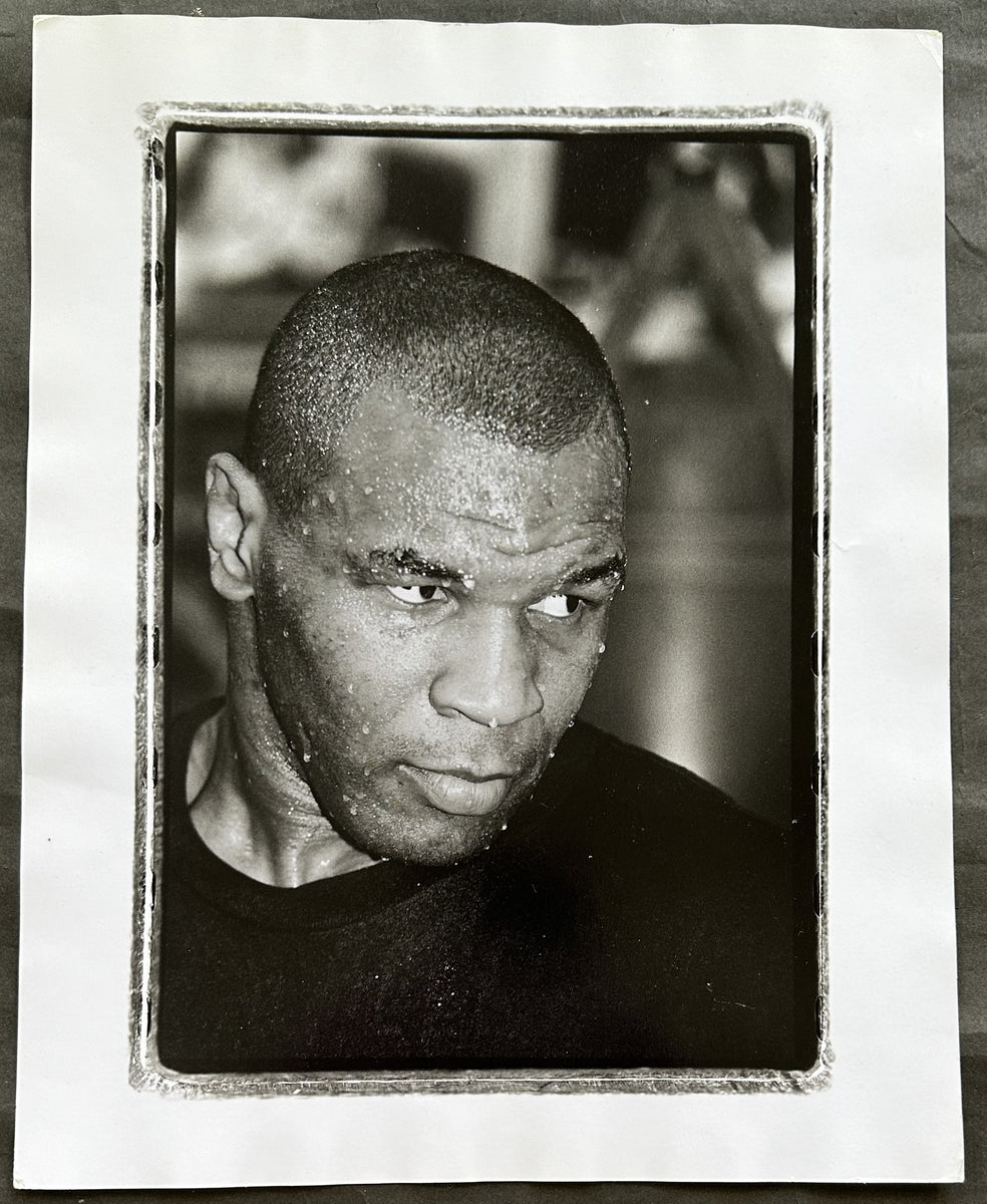 TYSON, MIKE LARGE FORMAT TYPE 1 PHOTOGRAPH (KEN REGAN PHOTOGRAPHER ...