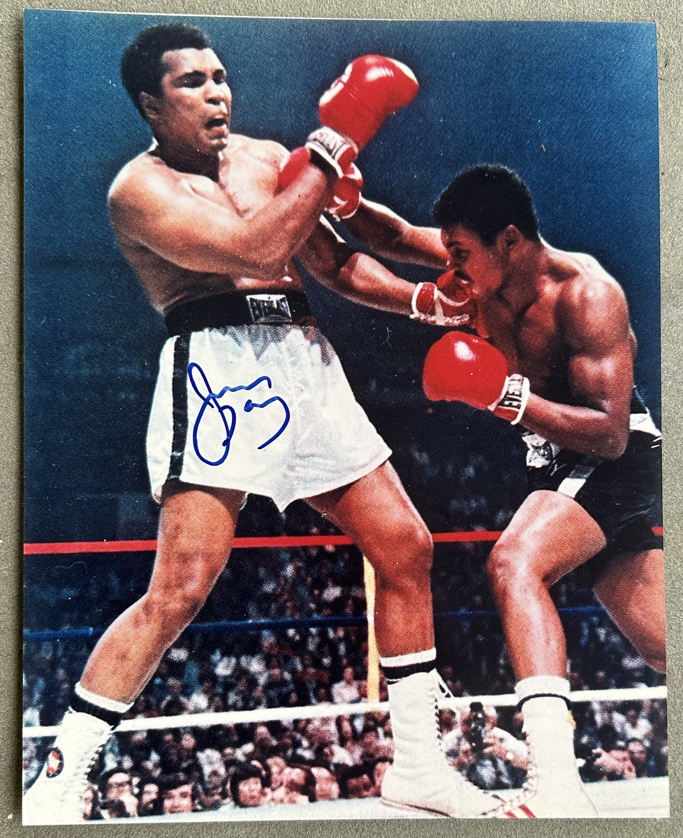 YOUNG, JIMMY SIGNED PHOTO (ALI FIGHT) – JO Sports Inc.