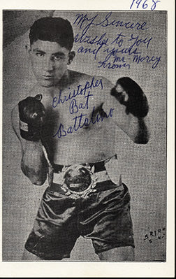 BATTALINO, CHRISTOPHER "BAT" SIGNED PHOTO – JO Sports Inc.