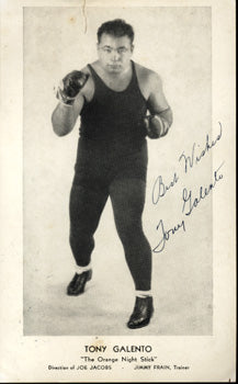 GALENTO, TONY SIGNED PHOTO – JO Sports Inc.