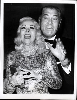 DEMPSEY & ACTRESS HOPE HAMPTON ORIGINAL WIRE PHOTO – JO Sports Inc.