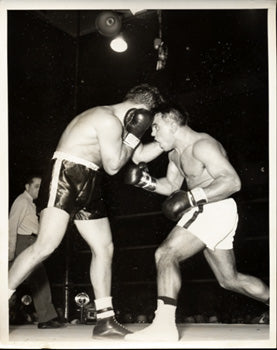 LAMOTTA, JAKE-ROBERT VILLEMAIN II WIRE PHOTO (1949) – JO Sports Inc.