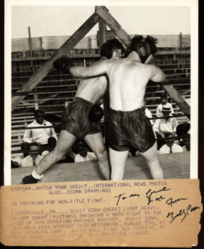 CONN, BILLY SIGNED WIRE PHOTO – JO Sports Inc.