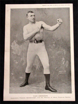 CREEDON, DAN POLICE GAZETTE SUPPLEMENT (1898) – JO Sports Inc.
