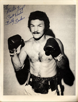 BACKUS, BILLY VINTAGE SIGNED PHOTO – JO Sports Inc.