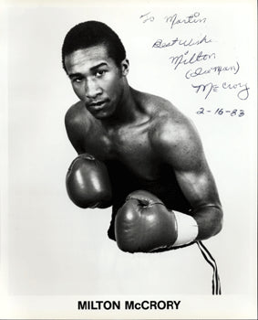 MCCRORY, MILTON SIGNED PHOTO – JO Sports Inc.