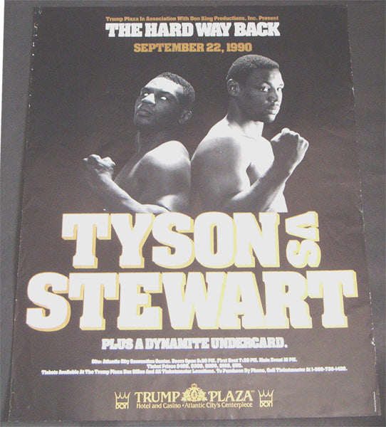 TYSON, MIKE-ALEX STEWART ON SITE POSTER (1990) – JO Sports Inc.