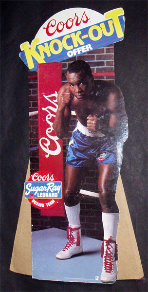 LEONARD, SUGAR RAY ADVERTISING STANDEE (COORS) – JO Sports Inc.