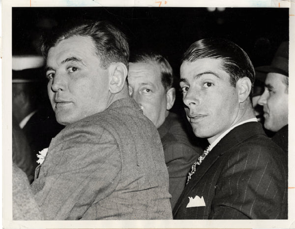 BRADDOCK, JIMMY & JOE DIMAGGIO WIRE PHOTO – JO Sports Inc.