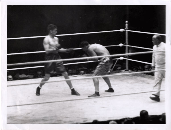 DEMPSEY, JACK-GENE TUNNEY I ORIGINAL WIRE PHOTO (1926) – JO Sports Inc.
