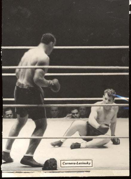 CARNERA, PRIMO-KING LEVINSKY WIRE PHOTO (1934) – JO Sports Inc.