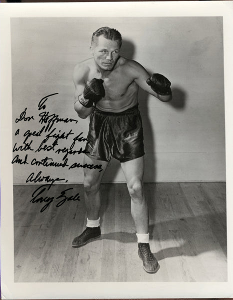 ZALE, TONY SIGNED PHOTO – JO Sports Inc.