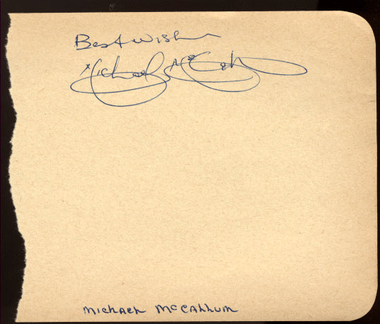 MCCALLUM, MIKE INK SIGNATURE – JO Sports Inc.