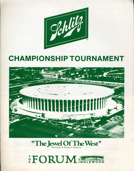 SEDILLO, MIKE-JAMES SALERNO OFFICIAL PROGRAM (1984) – JO Sports Inc.
