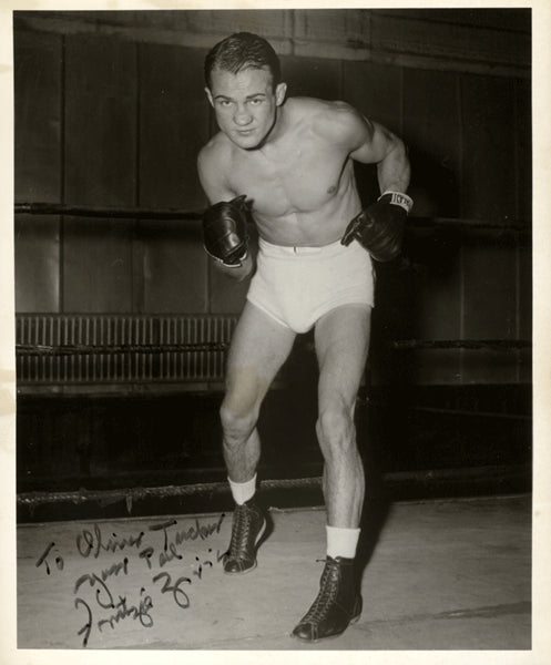 ZIVIC, FRITZIE SIGNED PHOTO – JO Sports Inc.